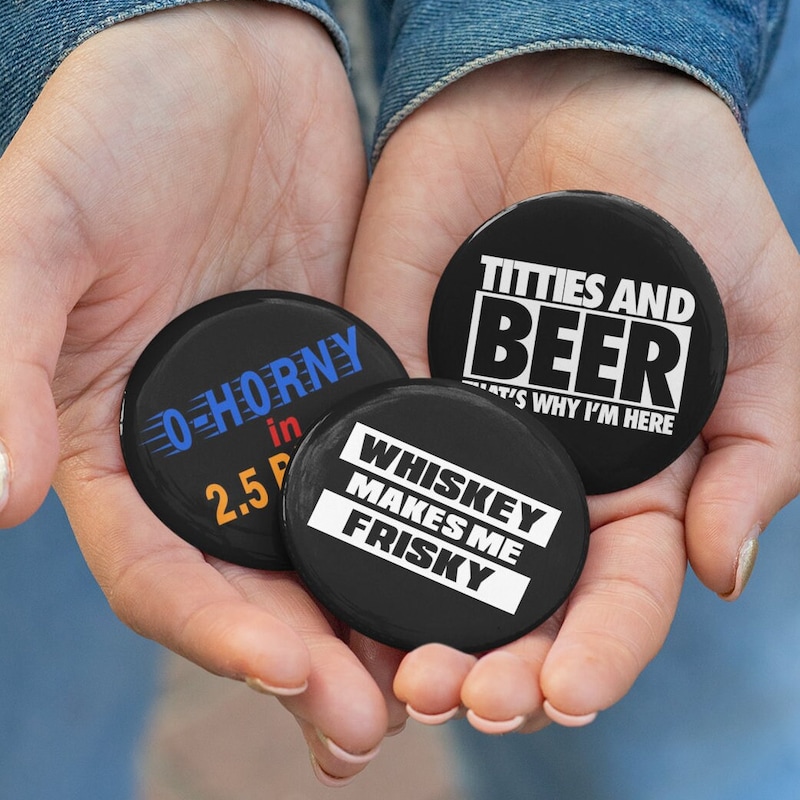 Funny Buttons - Etsy