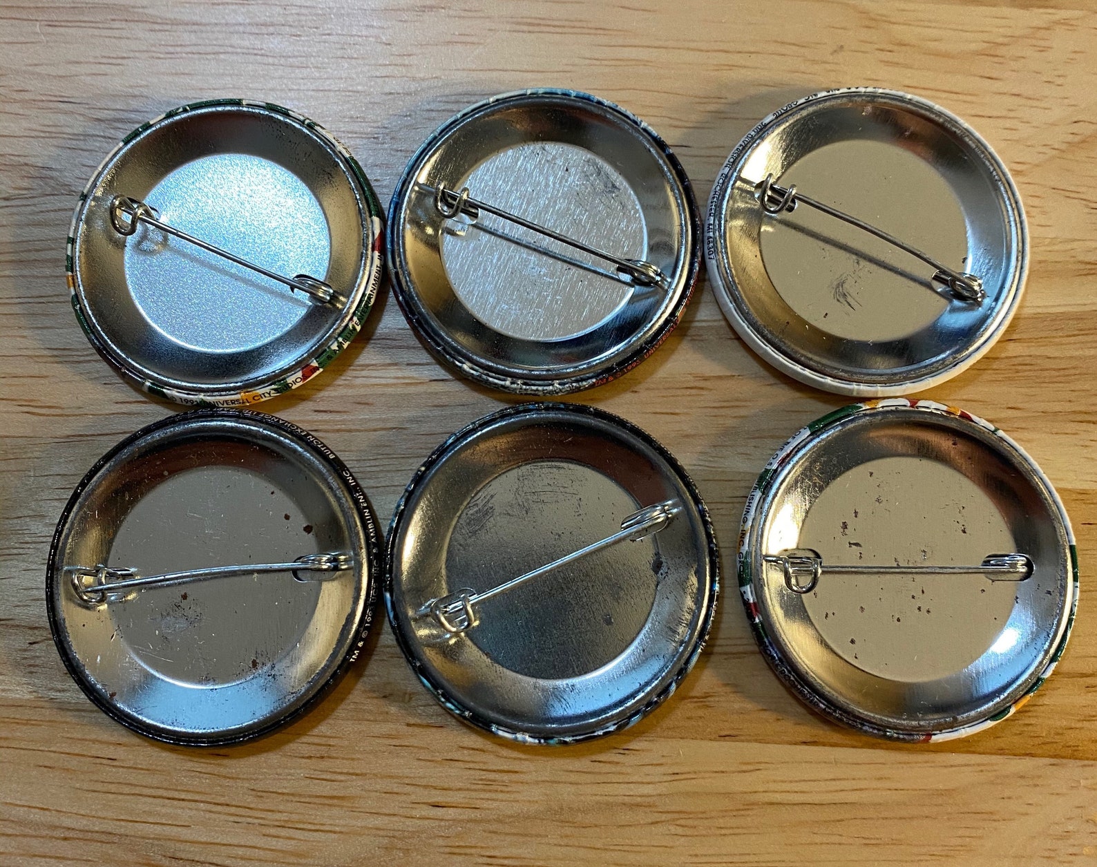 Vintage 2 Button Pin Set // Lot of 6 Jurassic Park Movie - Etsy