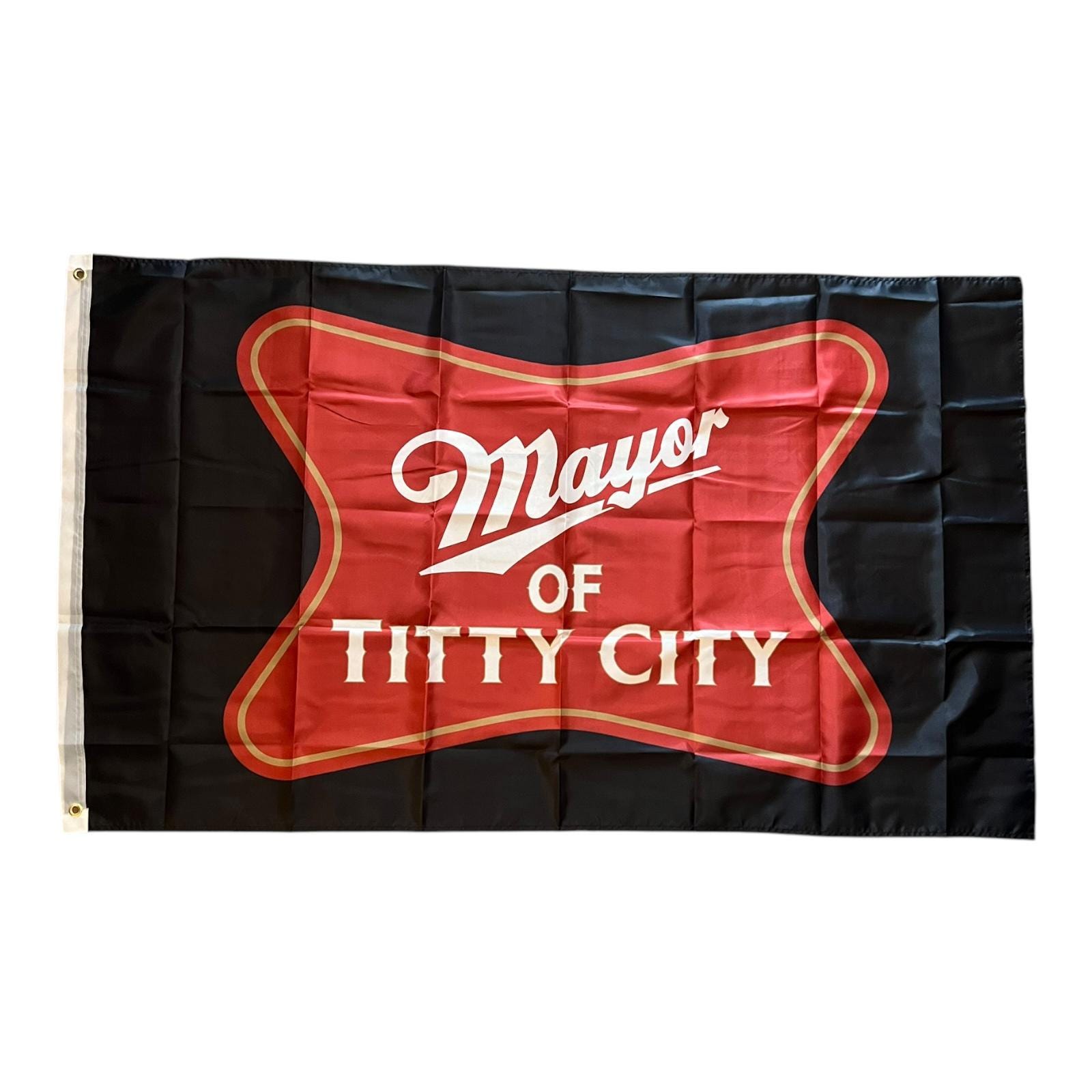 Mayor of Titty City Flag // 3x5 Banner American Flag // Funny Humor ...