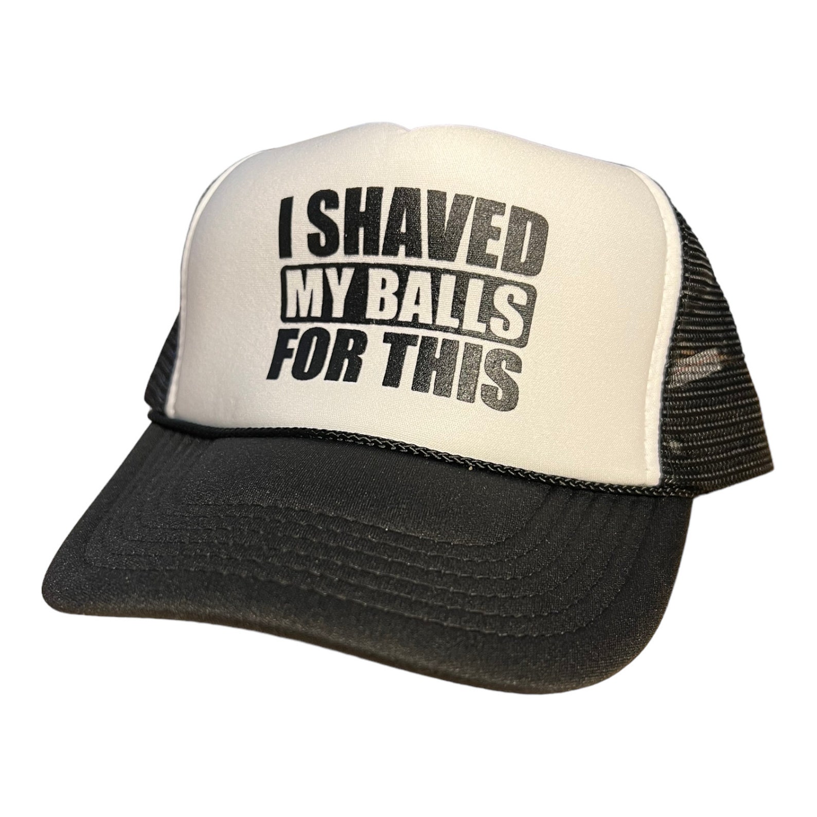 Funny Trucker Hat: I Shaved My Balls for This - Etsy