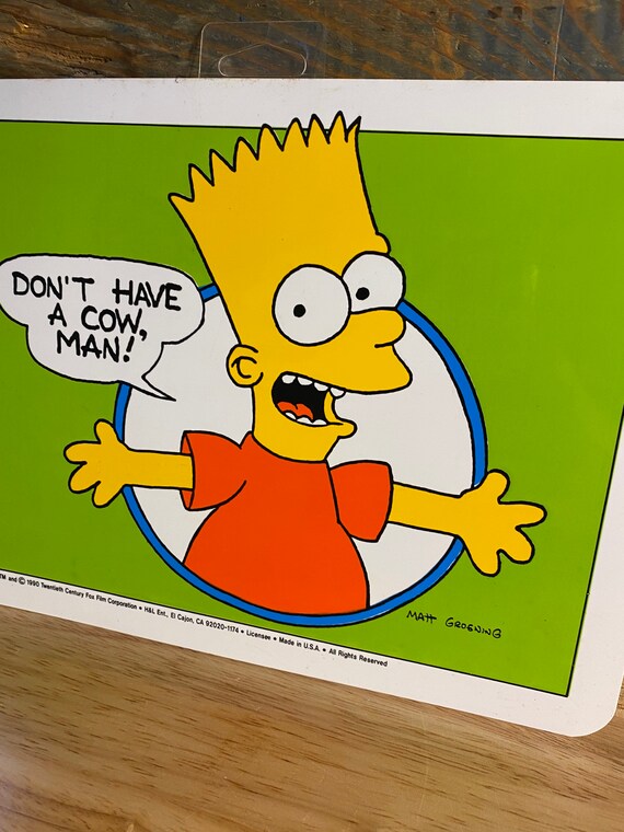 Vintage Simpsons Sign // 1990 Made in USA Mat Groenin… - Gem