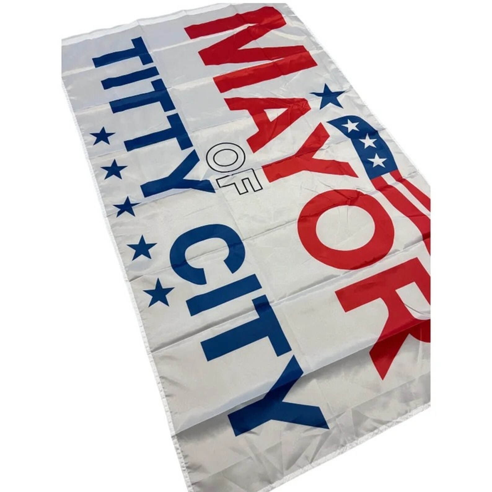 Mayor of Titty City Flag // 3x5 Banner American Flag // Funny Humor ...