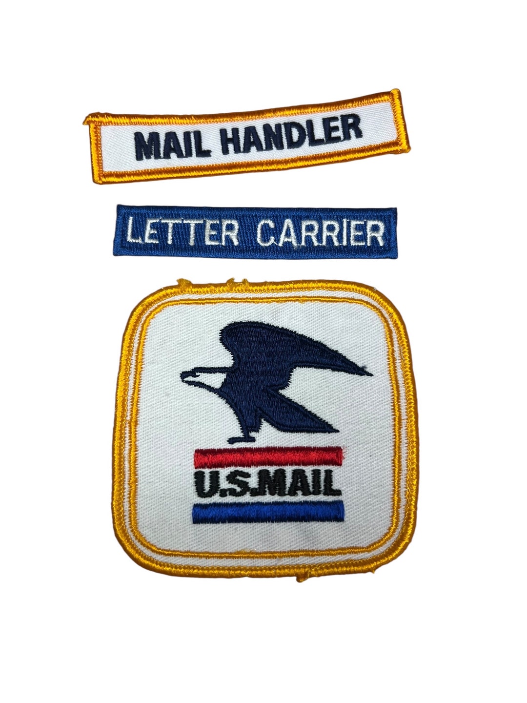 Vintage USPS Patches // Mail Carrier Mailman Postal Worker // Costume ...