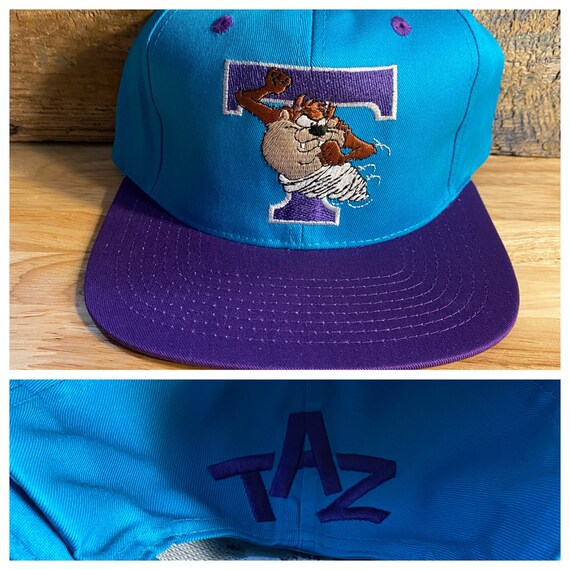 Vintage taz hat //deadstock nwt new old stock // big blockhead | Etsy