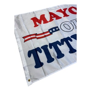 Mayor of Titty City Flag // 3x5 Banner American Flag // Funny - Etsy Canada