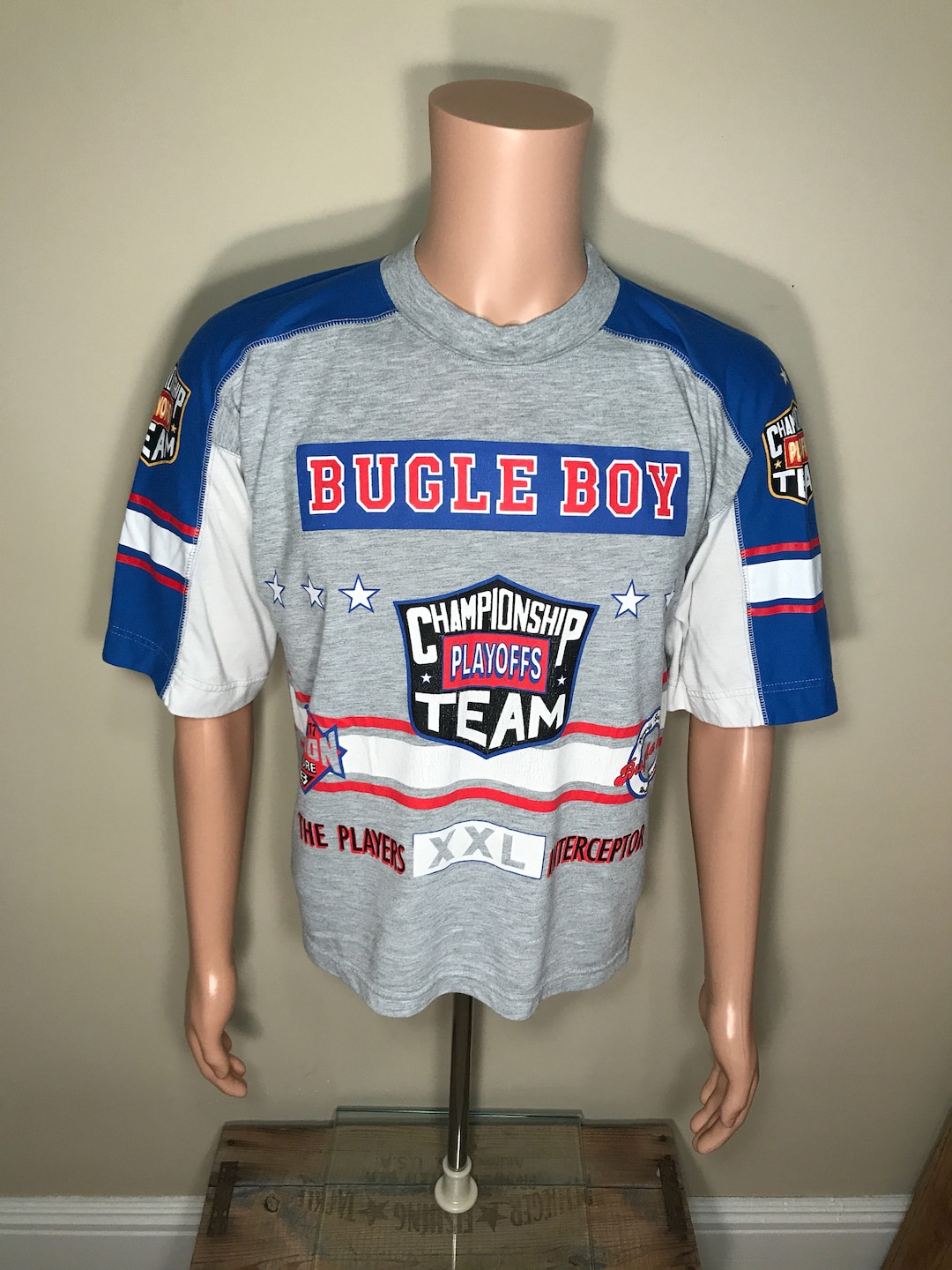 Vintage Bugle Boy Tshirt // Championship Series // Rare Retro Raglan ...