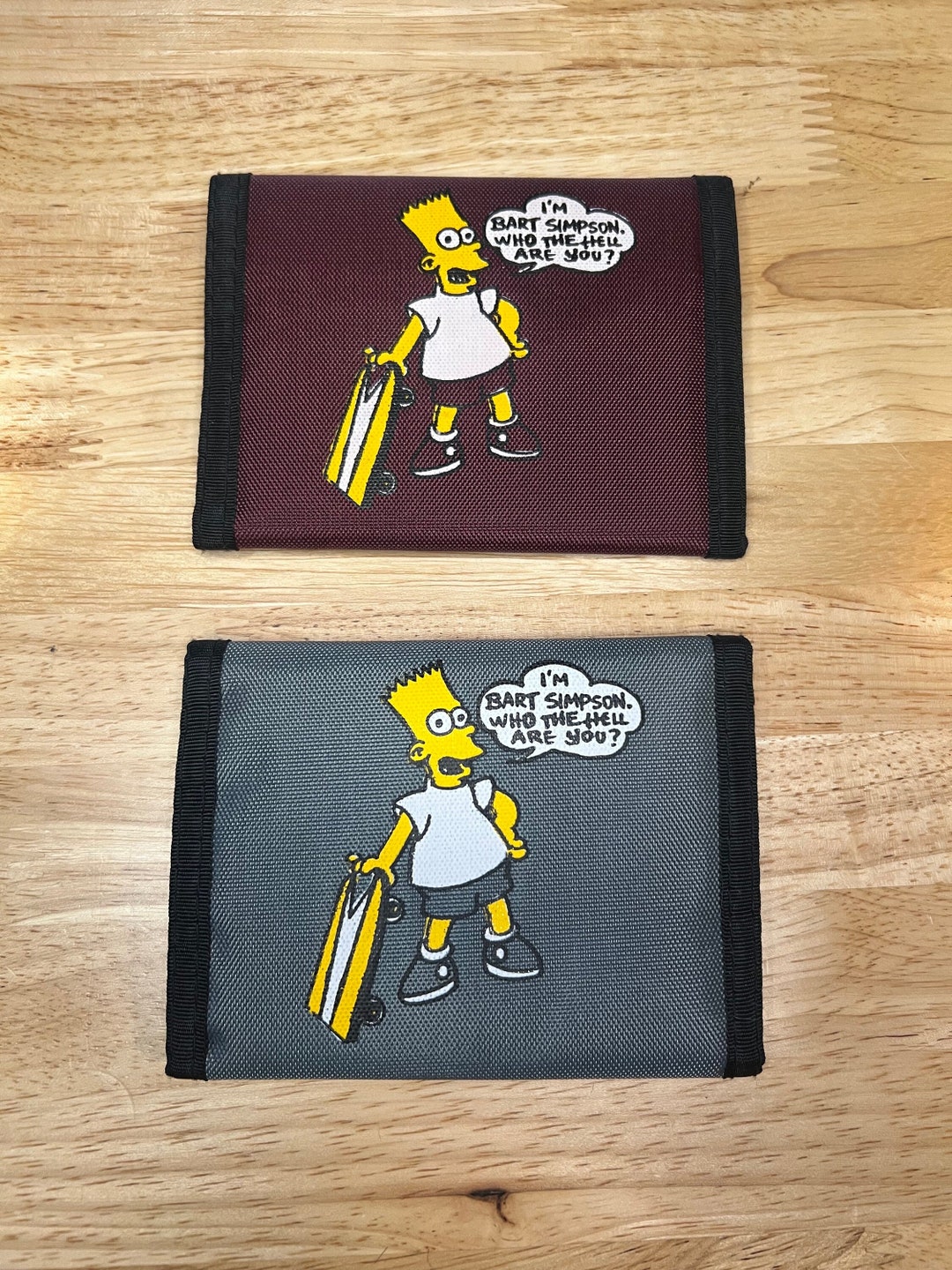Vintage Bart Simpsons Wallet // the Simpsons Billfold // Vintage ...