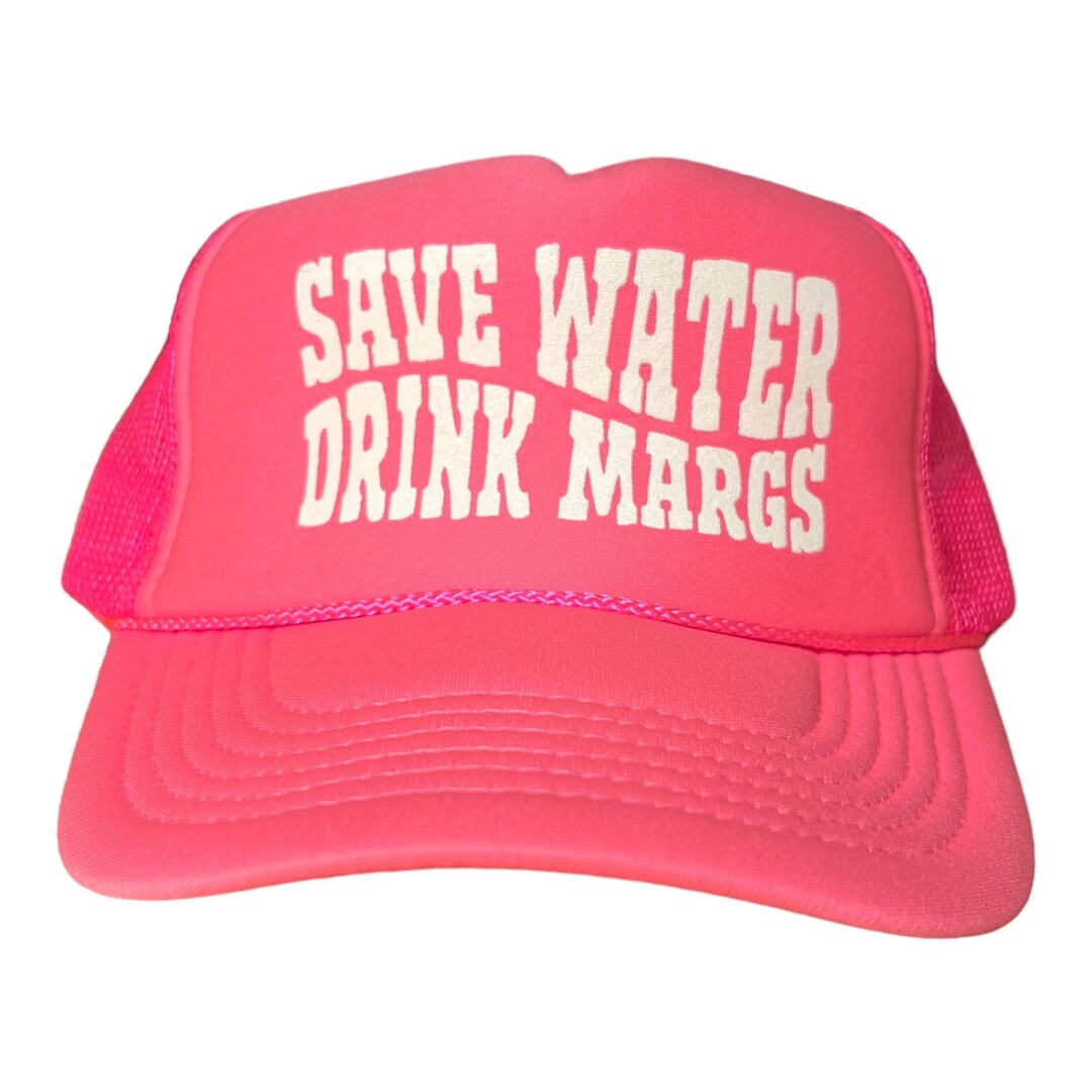 Funny Save Water Drink Margs Hat // Funny Trucker Hat // Summer Boating ...