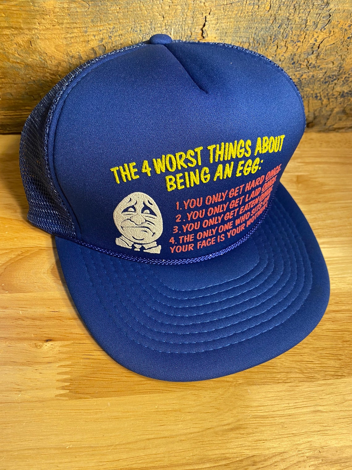 Vintage Funny trucker hat // The 4 worst things abotu being an | Etsy
