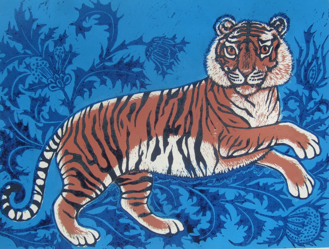 Tippu's Tiger Card,tiger Card,tippu's Tiger Print,tiger Print,unique ...