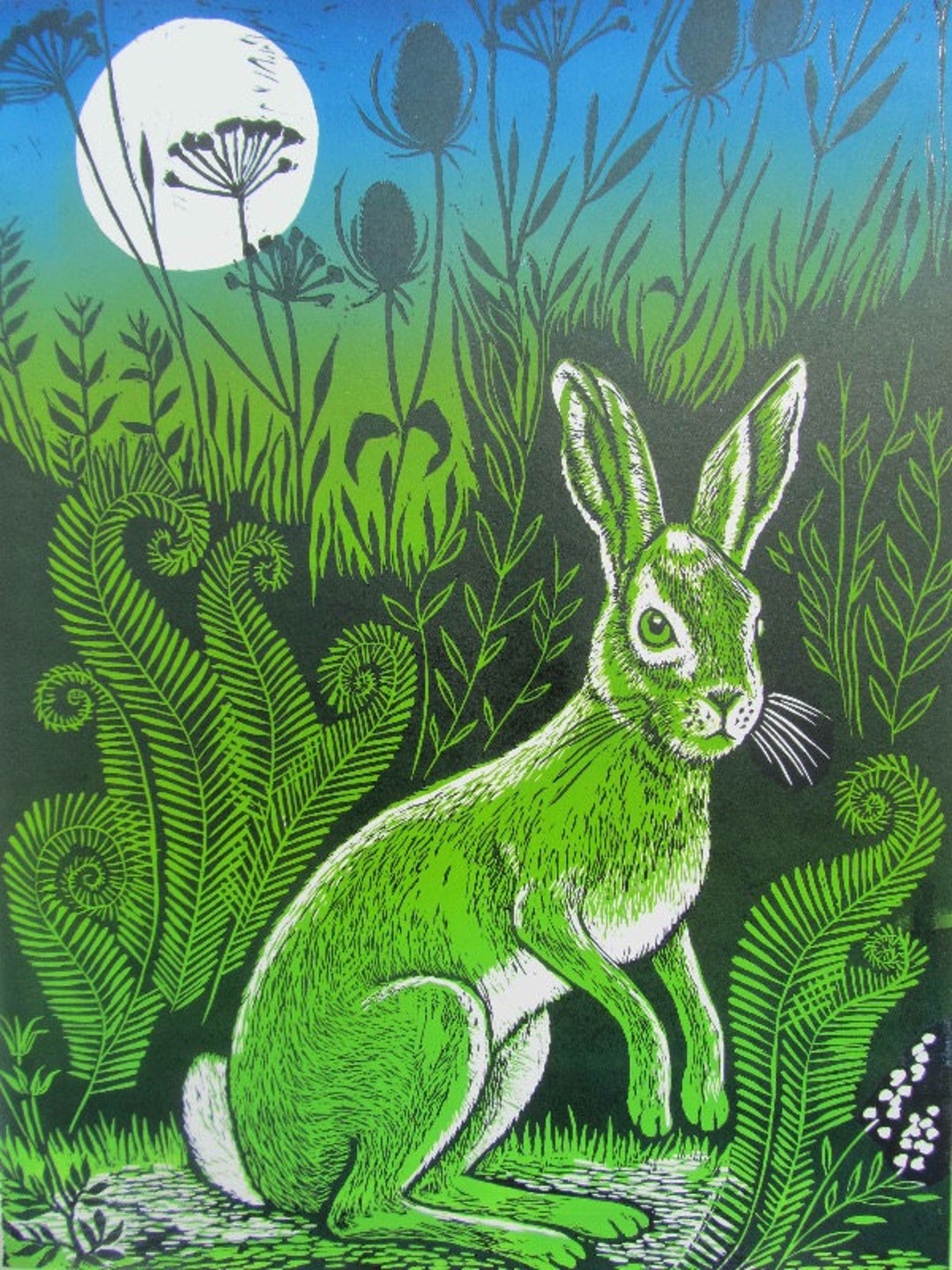 The Witch Hare Card,hare Card,story Card,unique Artists Card,blank Card ...