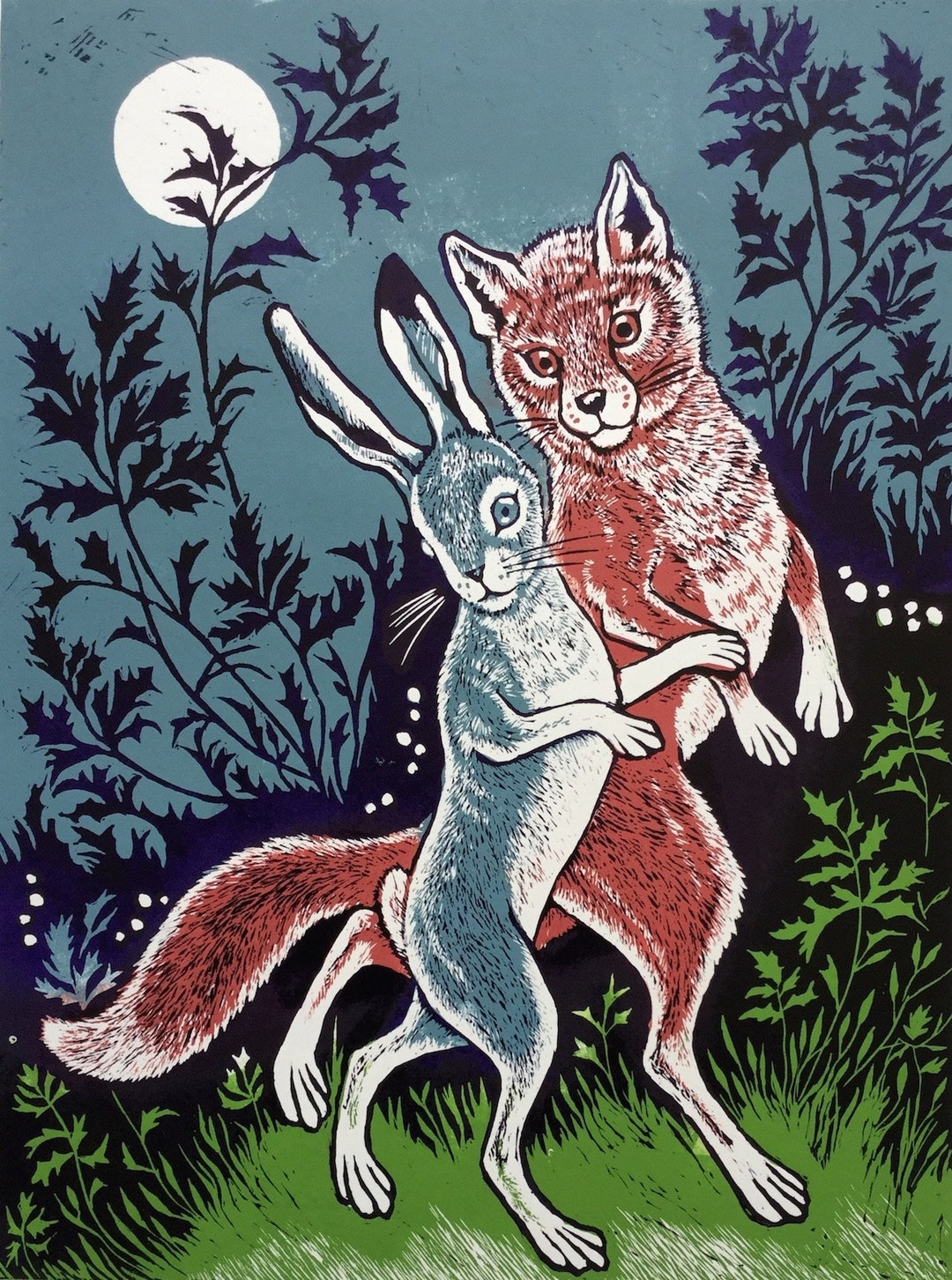 Trotting With a Fox - Etsy