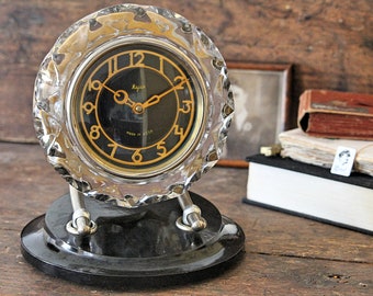 Crystal clear clock | Etsy