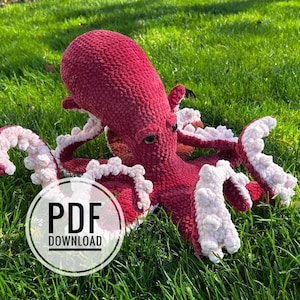 Pacific Giant Octopus Pattern - Etsy