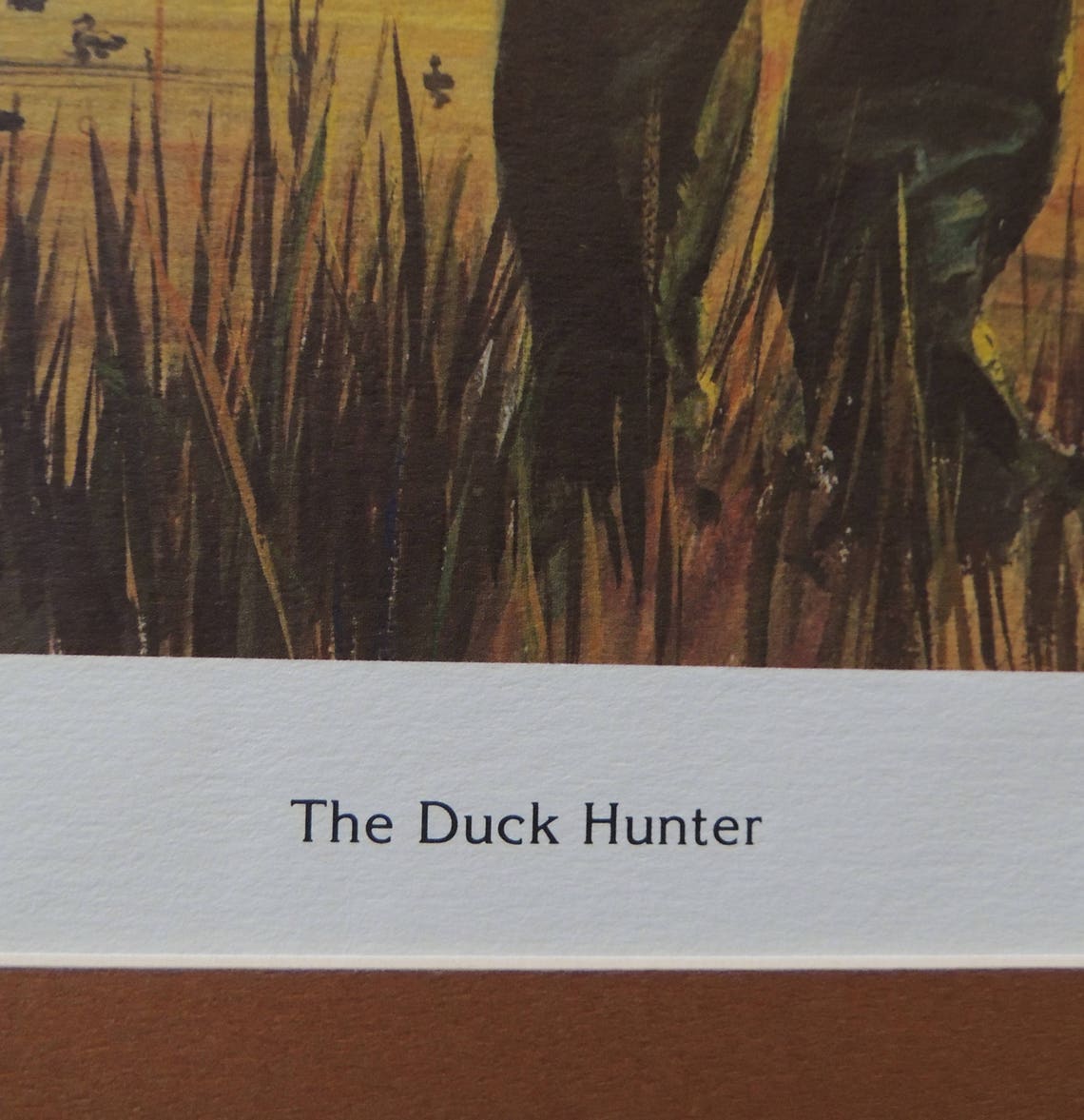 John Scott Print, the Duck Hunter, Signed & Numbered Offset Lithograph ...