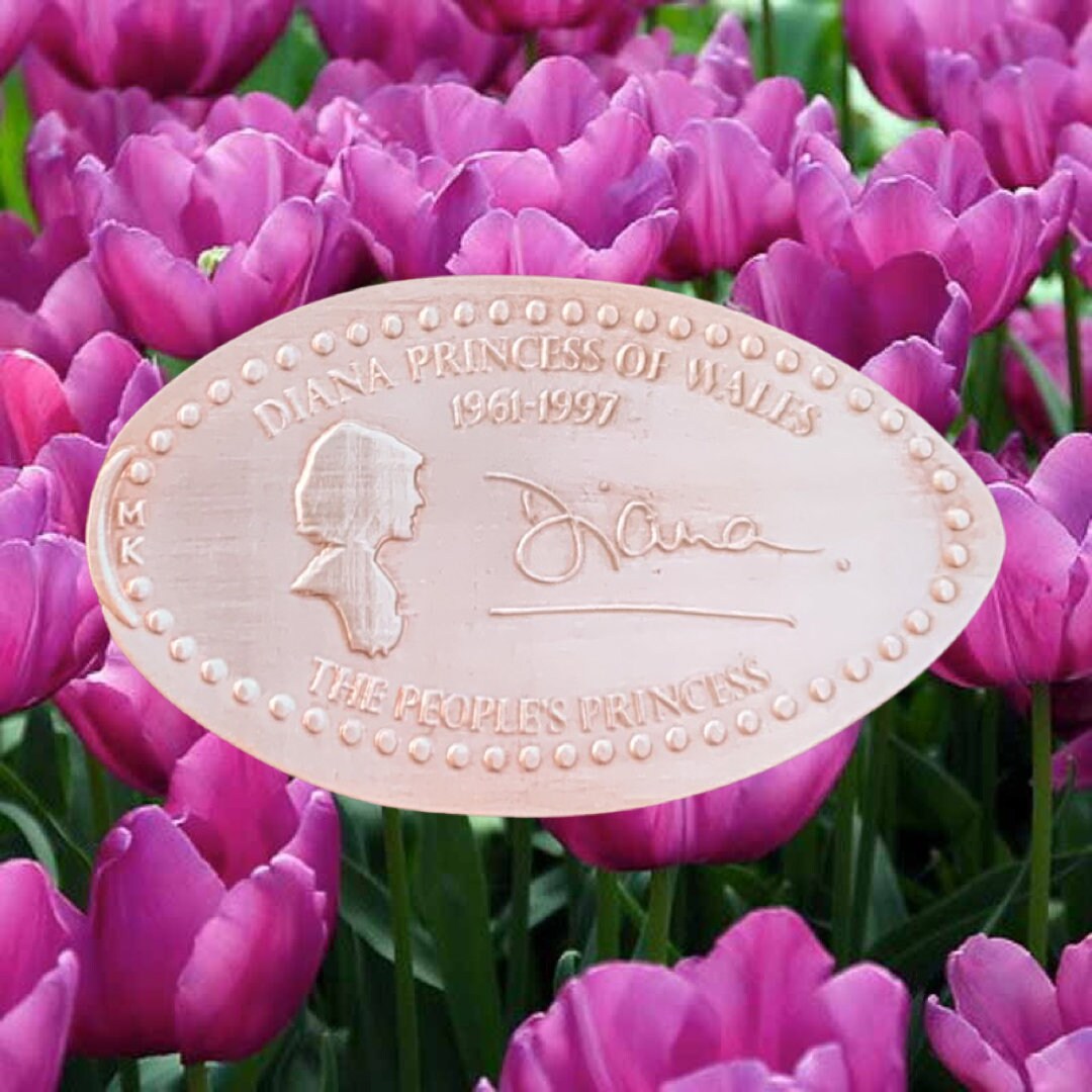 Princess Diana Memorial Pressed Penny • Copper • Princess of Whales ...
