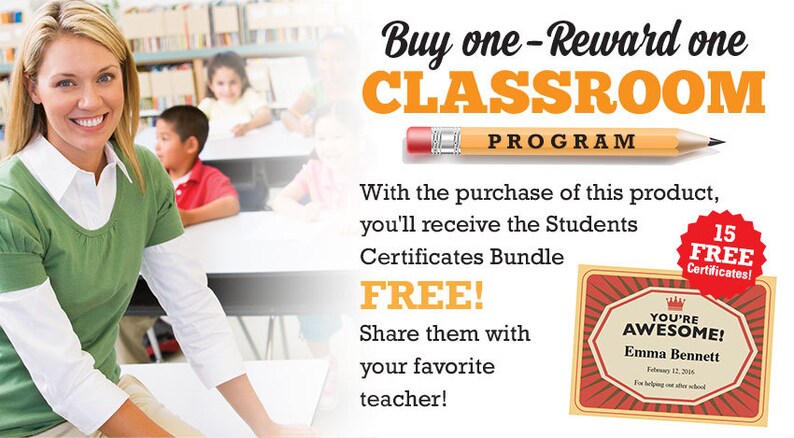 High School Class Award Certificates - Editable Class Awards Templates ...