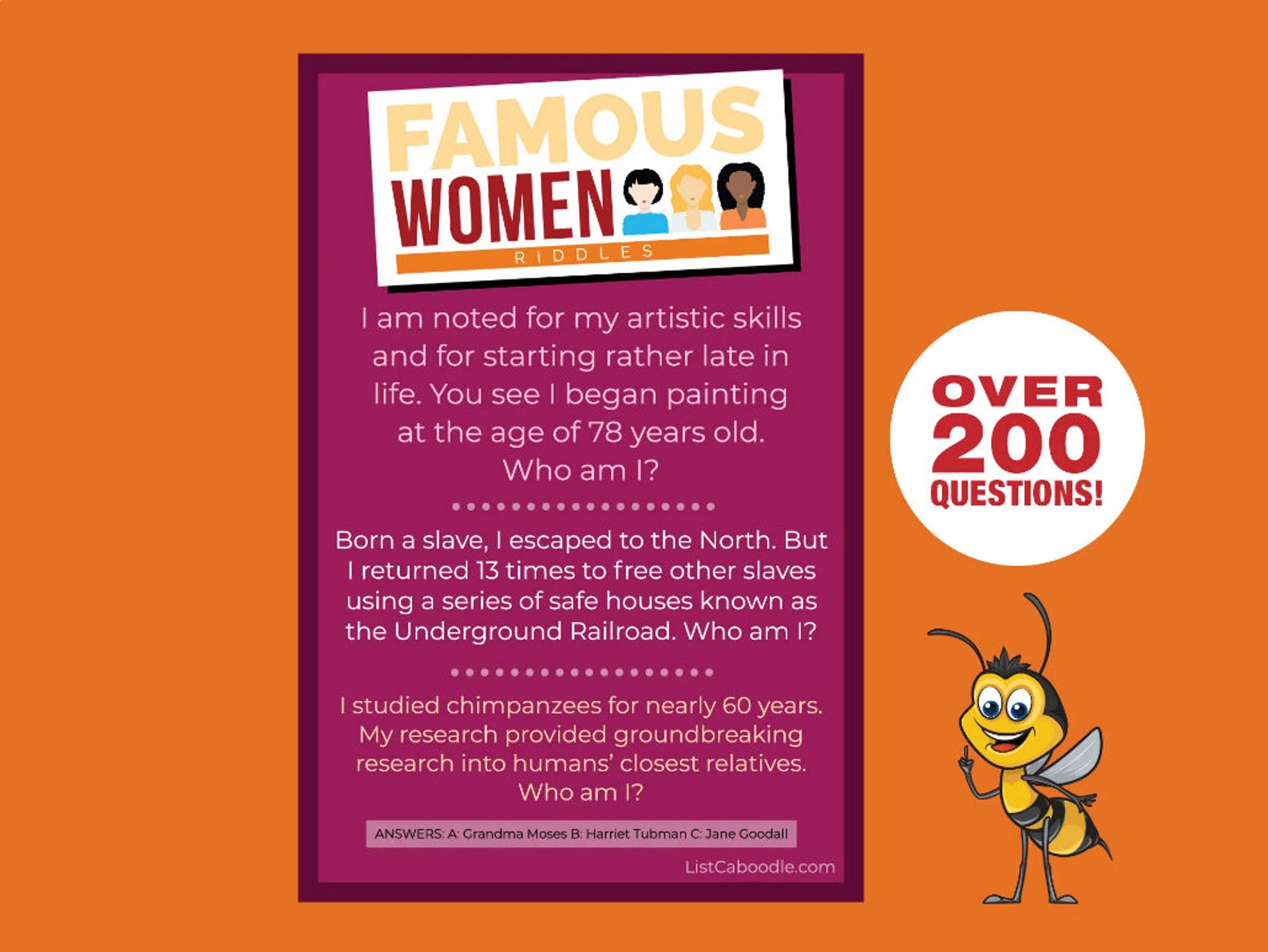 Riddlebees™ – the Fun Question & Answer Game for Kids Featuring Riddles ...