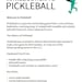 Pickleball Instruction Guide — Includes Handouts, Quiz, and Answer Key ...