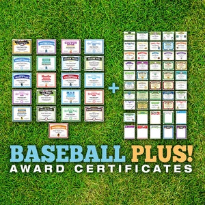 Baseball Certificates Plus!, Baseball Award Templates, Baseball Coach ...