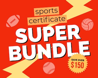 Baseball Certificates 21 Editable Team Awards Printable - Etsy