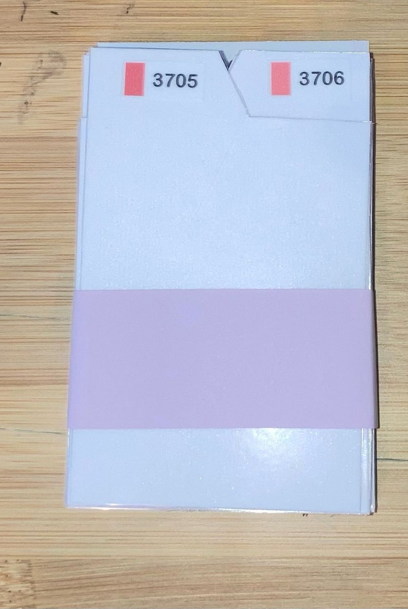 Spare Drill Index Cards Includes 6000s - Etsy