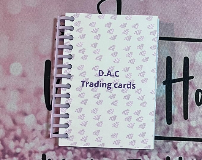 Trading Card Booklet - Etsy