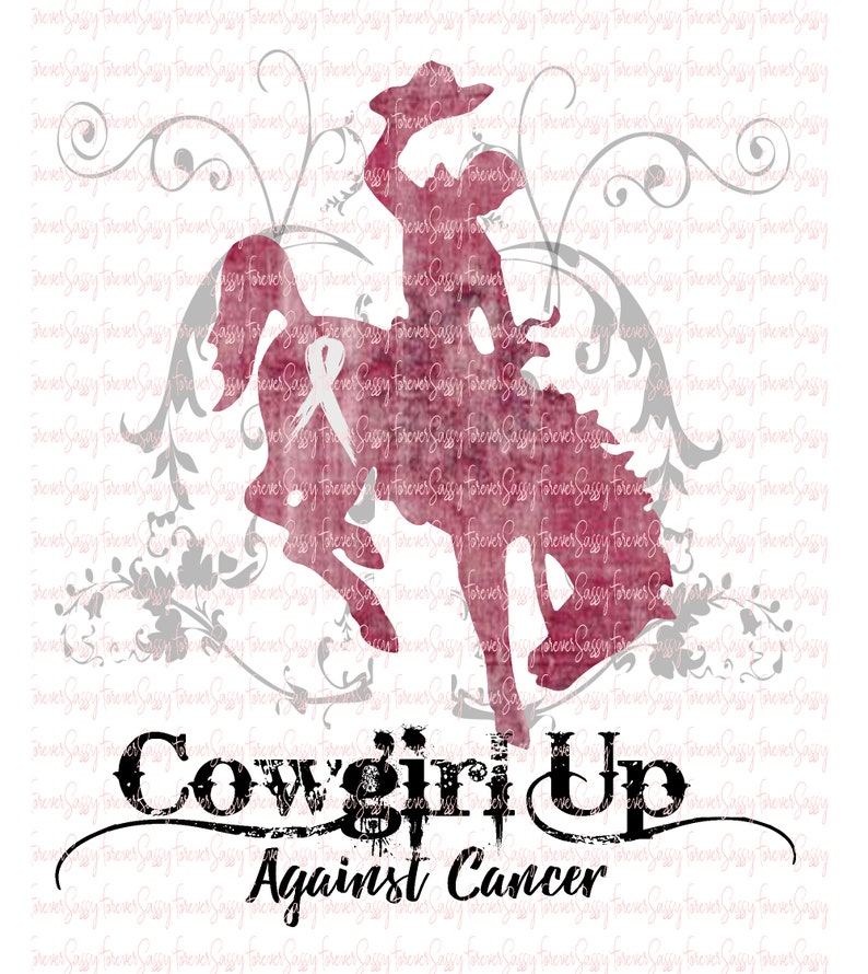 Cowgirl Up, Breast Cancer Awareness, Digital Download - Etsy