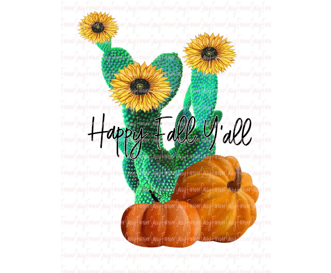 Happy Fall Y'all, Digital Download, Png File, Sublimation Design - Etsy