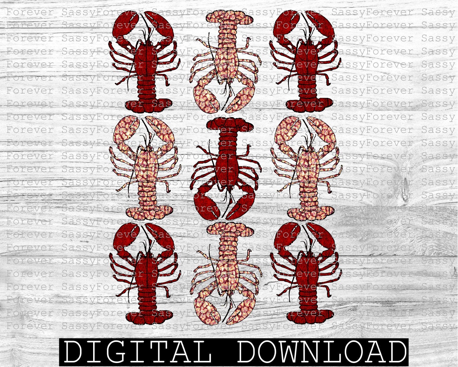 Leopard Crawfish Crawfish Design Digital Download PNG File - Etsy