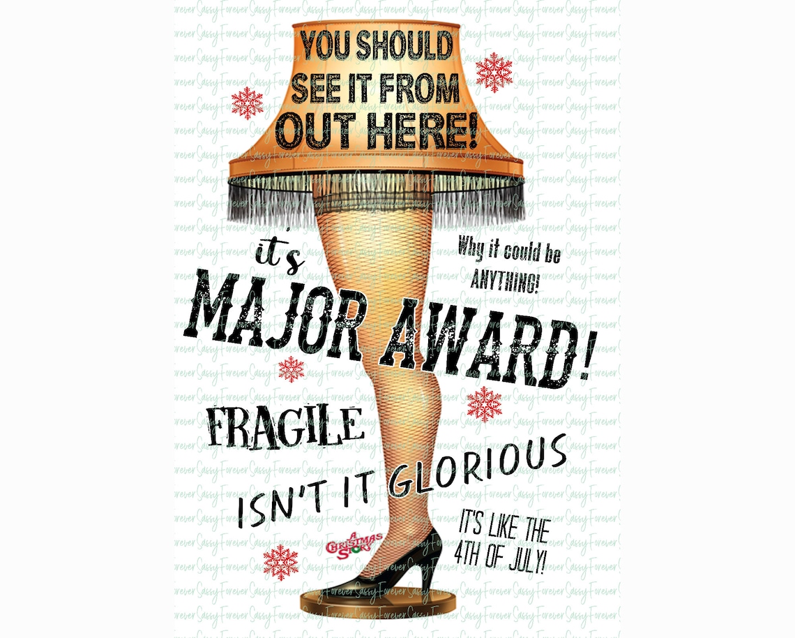 It's a Major Award, Leg Lamp, Christmas Story, Digital Download ...