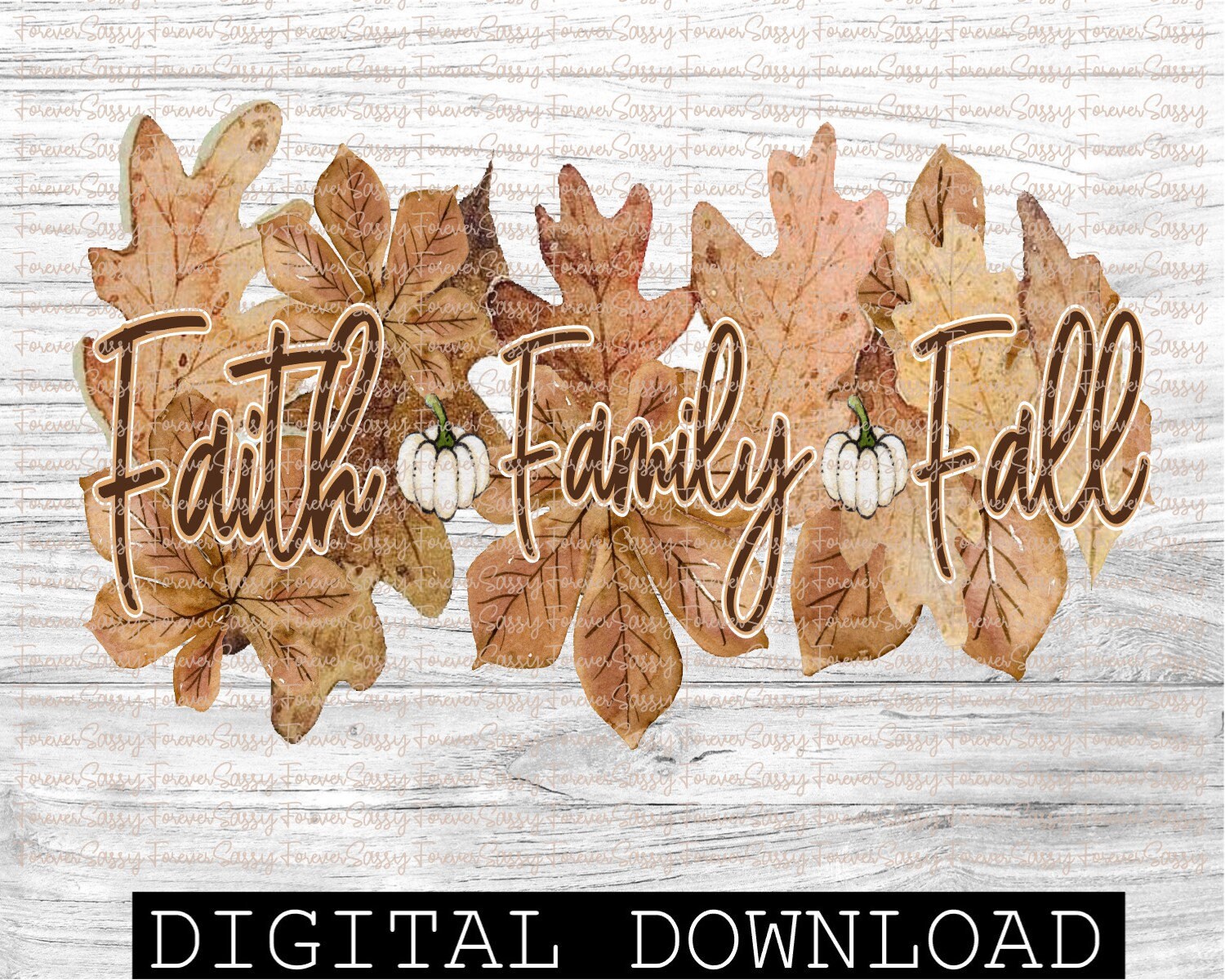 Faith Family Fall, Digital Download, Fall Design, PNG File - Etsy