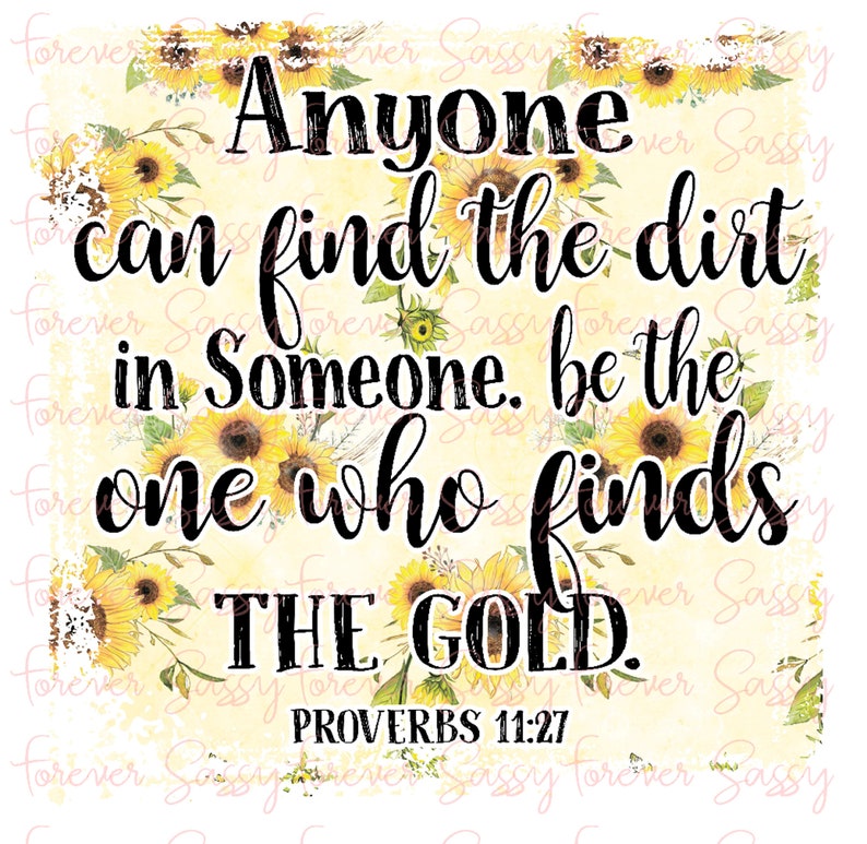 Proverbs 11:27 Digital Download Sublimation - Etsy