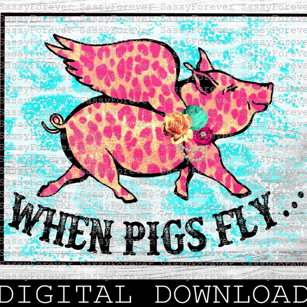Pigs Fly - Etsy