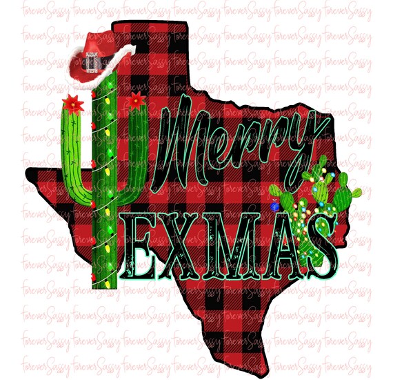 Merry Texmas Christmas deigns Digital Download | Etsy