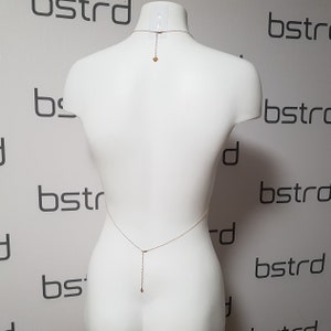 18k Gold Vermeil Beach Body Jewelry, Body Harness With Stones, Gold ...