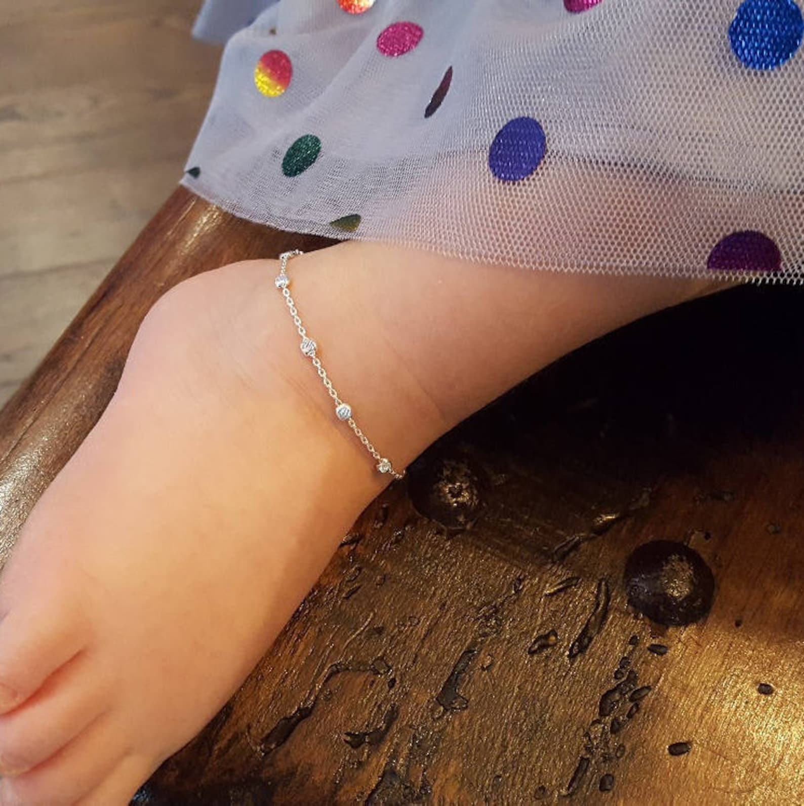 Dainty Anklet for Baby, Baby Jewelry, Toddler Anklet, Anklet for ...