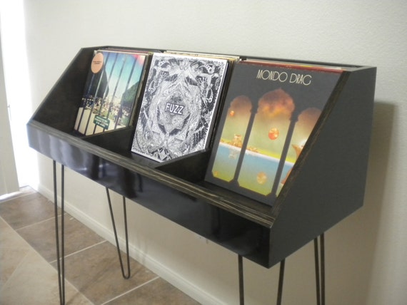 Record Display Stand Storage & Organization Home & Living Shelving etna ...