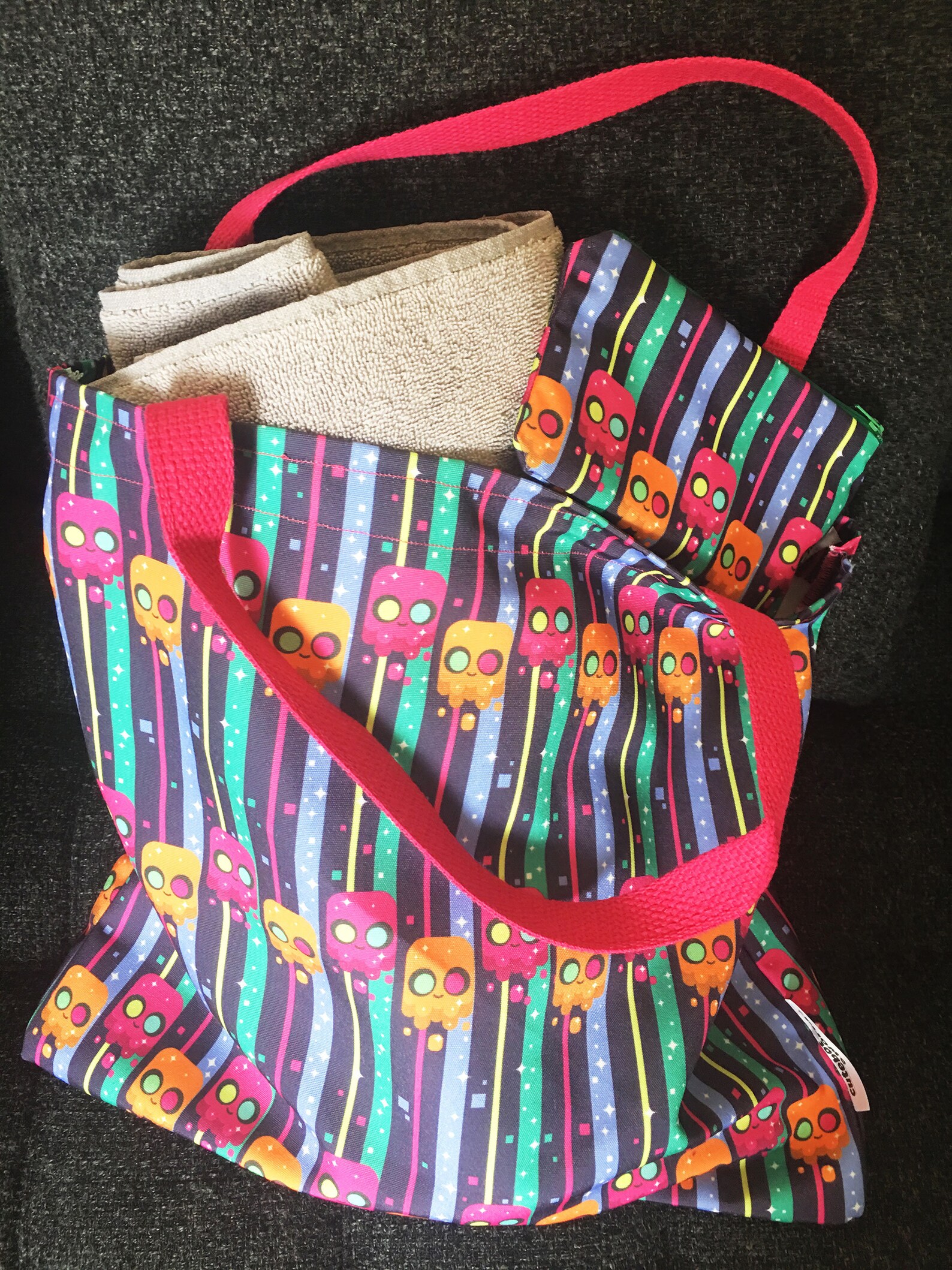 Cutebot Sugar Ghosts All-Over Pattern Tote | Etsy