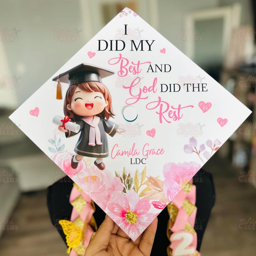 Kindergarten Girl Cap Topper - Etsy
