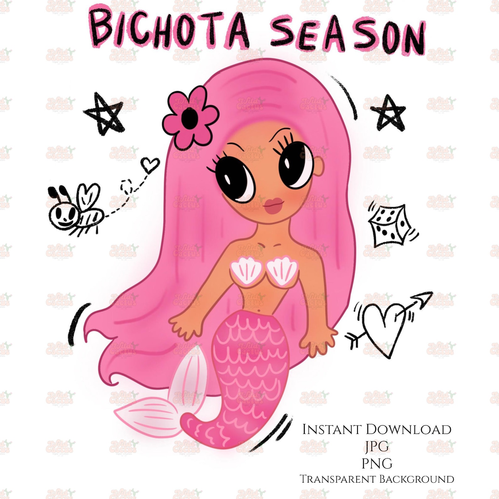 KG Mermaid, Mañana Sera Bonito, PNG, JPG - Etsy