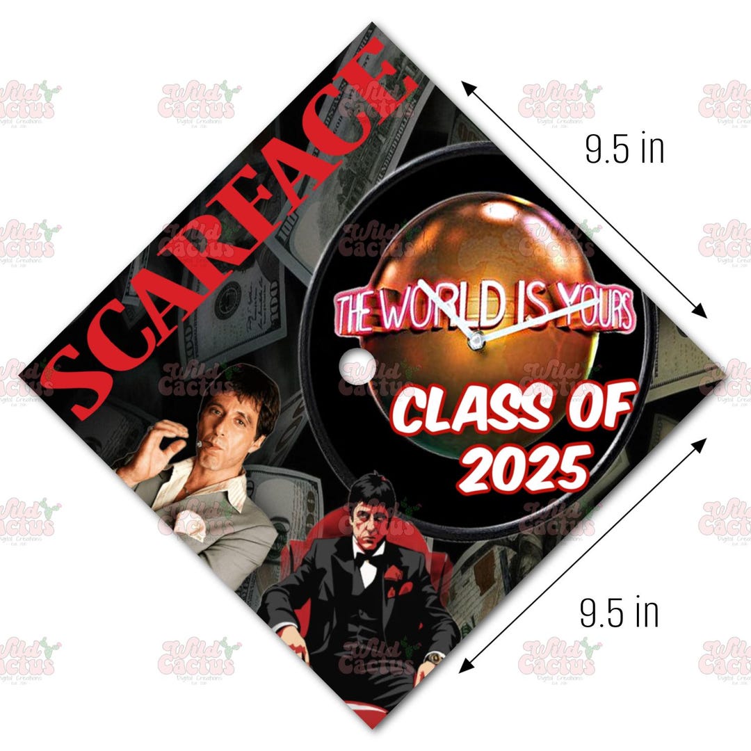 Scarface Graduation Cap Topper - Etsy