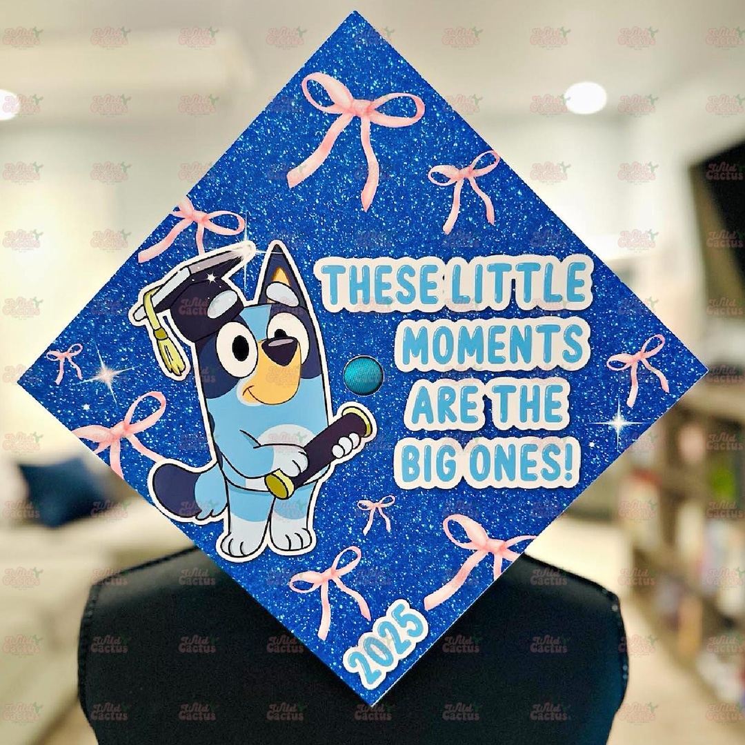 Bluey Graduation Cap Topper - Etsy