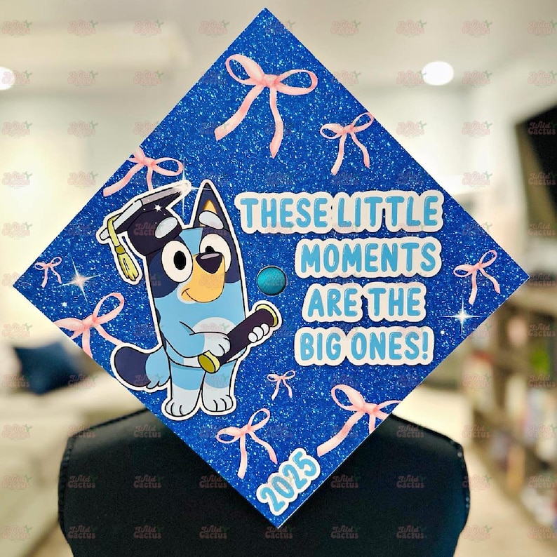 Bluey Graduation Cap Topper - Etsy