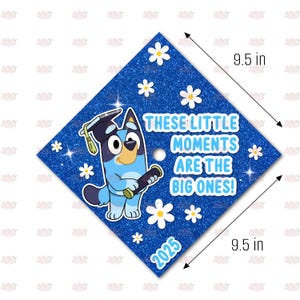 Bluey Graduation Cap Topper - Etsy