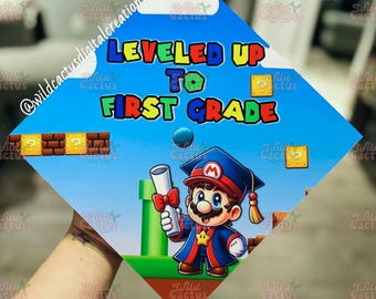 Mario Bros Graduation Cap Topper - Etsy