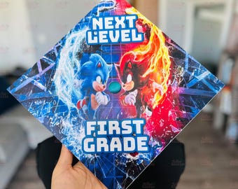 Sonic and Crew Inspired Graduation Cap Topper - Etsy