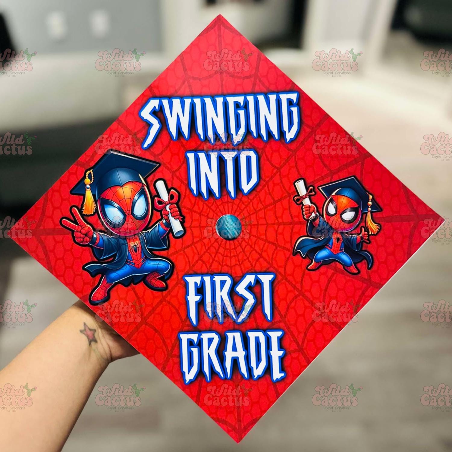 Spiderman Graduation Cap Topper - Etsy