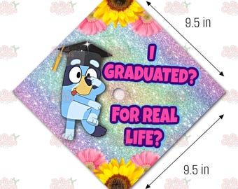 Bluey-inspired Graduation Cap Topper for Pre-k & Kindergarten ...