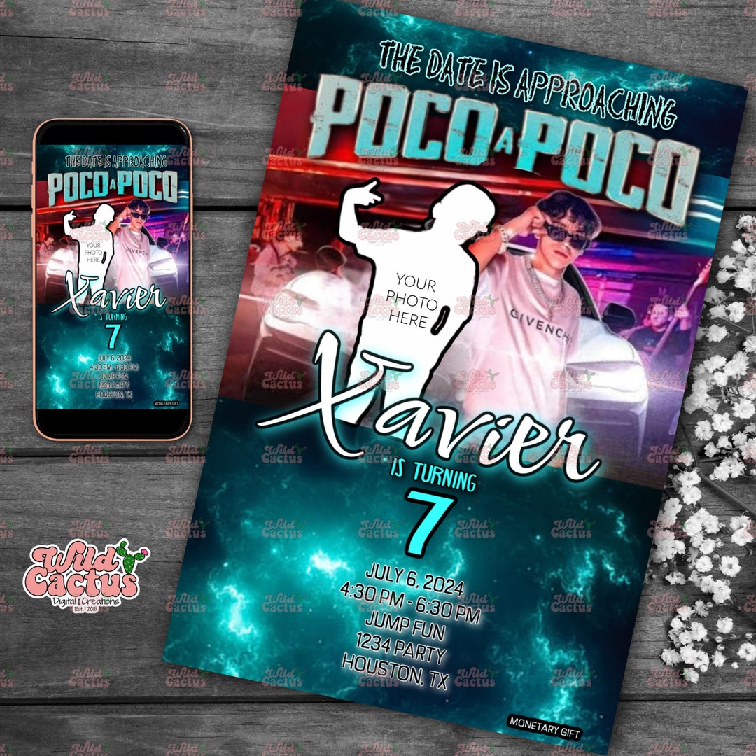 Xavi Invitation - Etsy